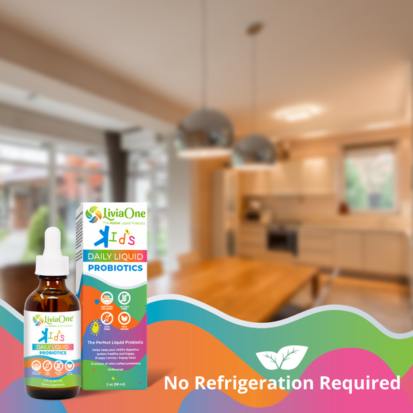 LiviaOne™ Kids Daily Liquid Probiotics - Dropper - 2 oz USDA Certified ...